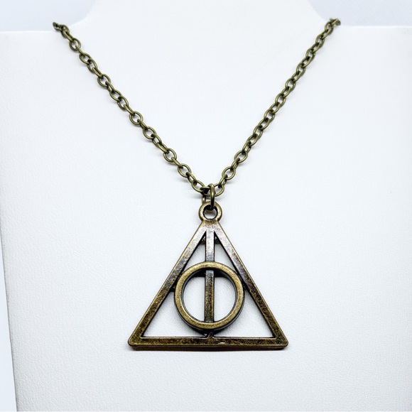 Warner Bros. | Jewelry | Necklace Deathly Hallows Mark Dumbledore ...